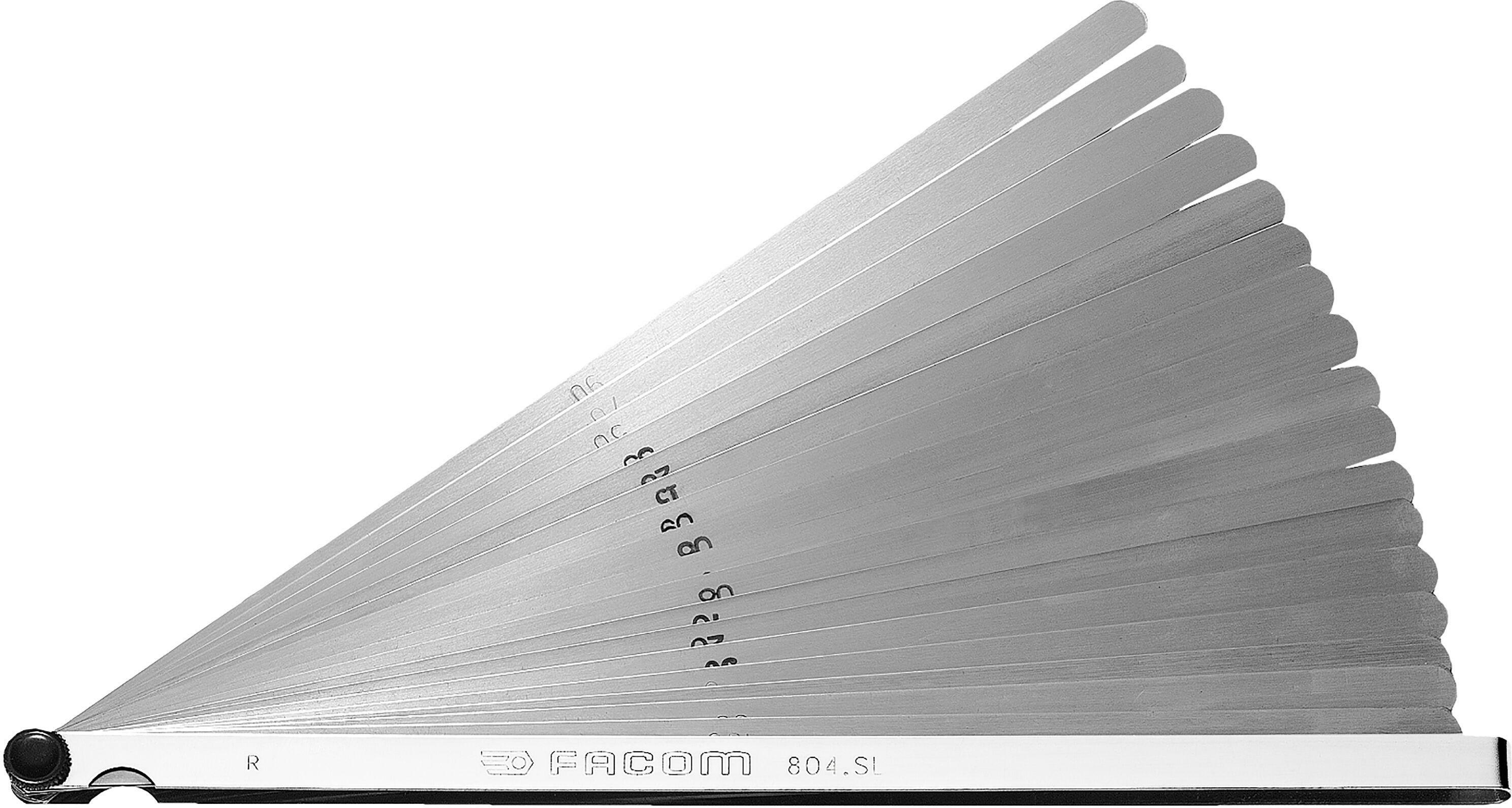 FACOM 804.SL long metric feeler gauge from 0.03 to 1 mm | Klium