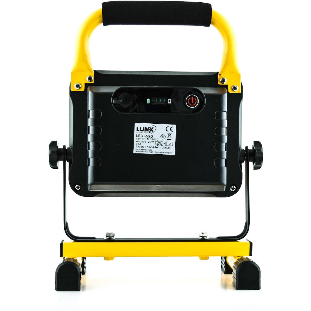 LUMX LED R-20 worklight on magnetic base 1600 lumens with integrated ...