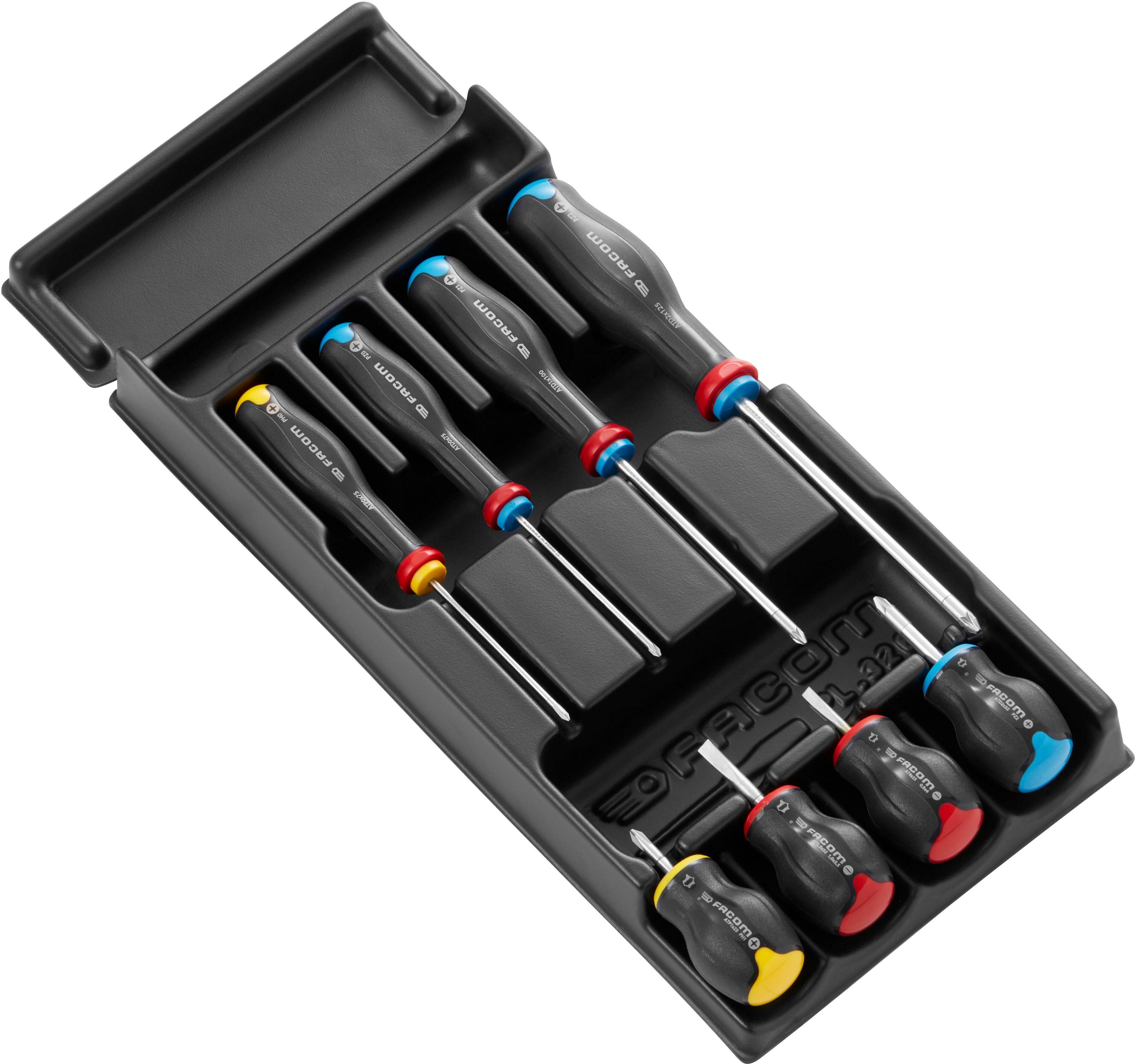 FACOM MOD.AT3 ProTwist screwdriver set in module 8-piece | Klium