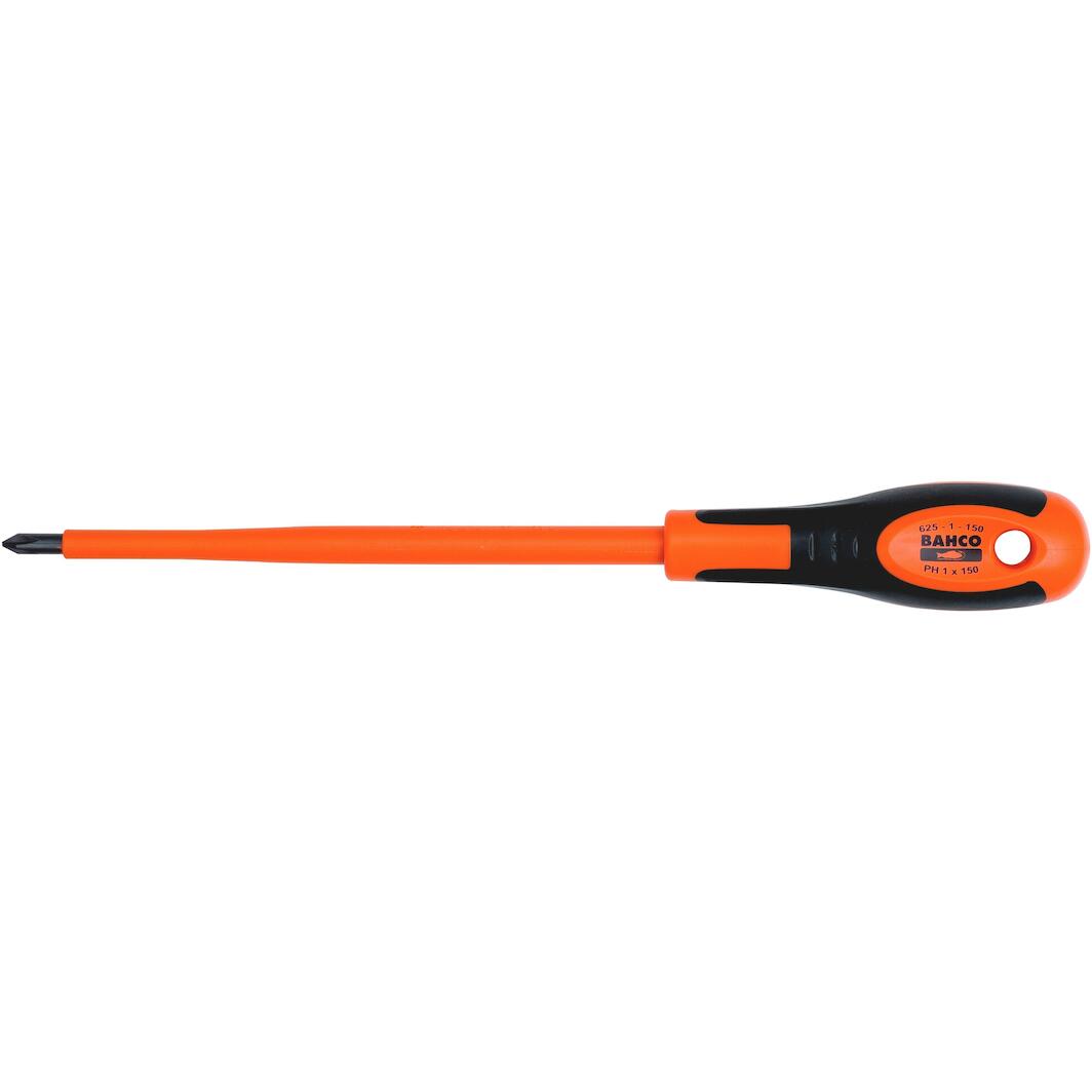 BAHCO 625-1-150 screwdriver insulated VDE with multi-component handle ...