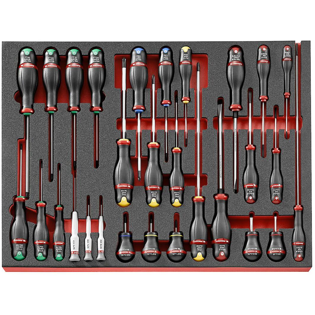 FACOM MODM.A456BNL screwdriver set maxi in foam module | Klium