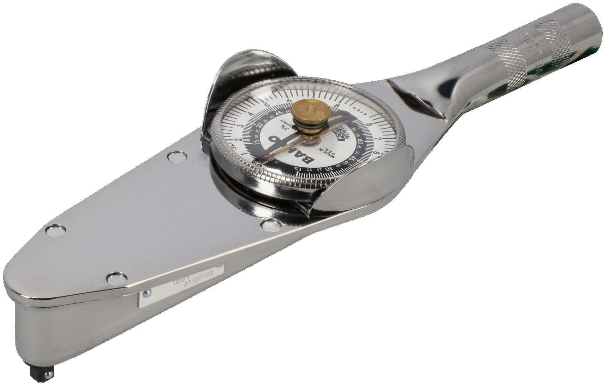 BAHCO 7454-800A mechanical clock torque spanner with dial, square ...