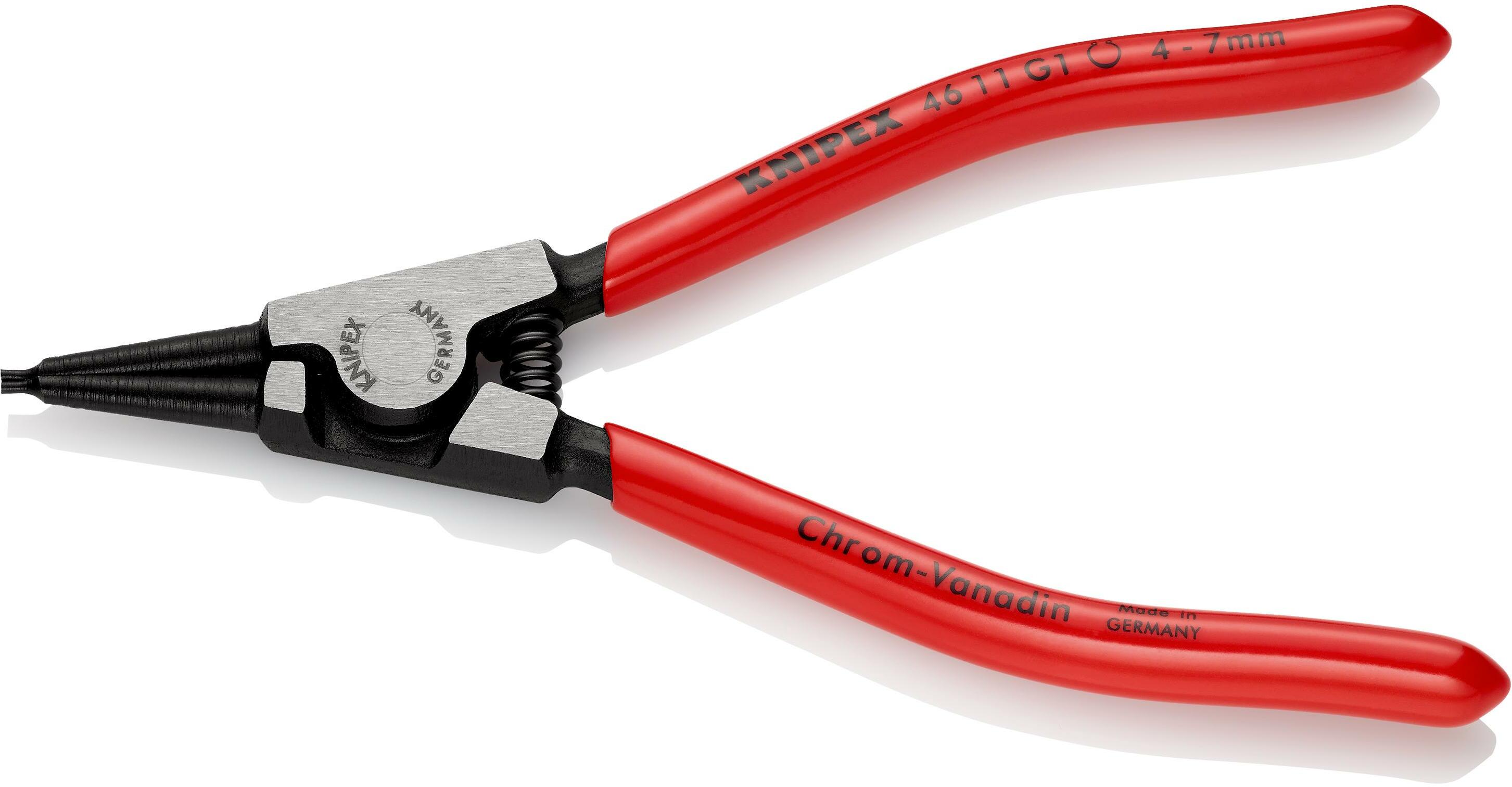 KNIPEX 46 11 G1 lock washers on shafts plastic-coated black ...