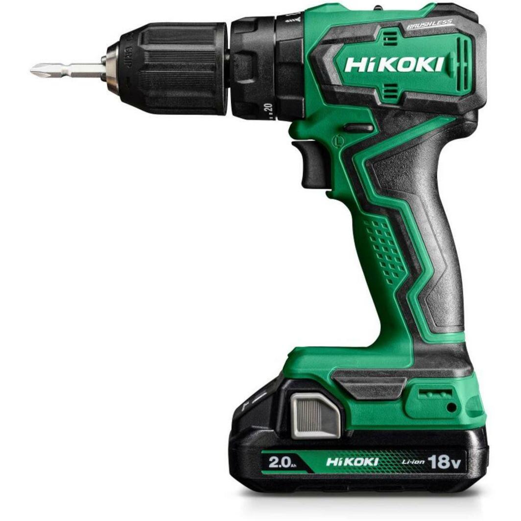 HIKOKI DV18DDWRZ 18V cordless hammer drill in HSC II case (2x 2.0Ah ...