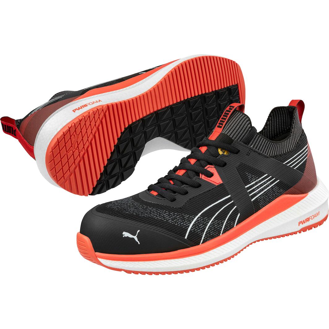 PUMA TURBO ESD S1PS safety shoe low (black/red) - 900 13261 9910-41 | Klium
