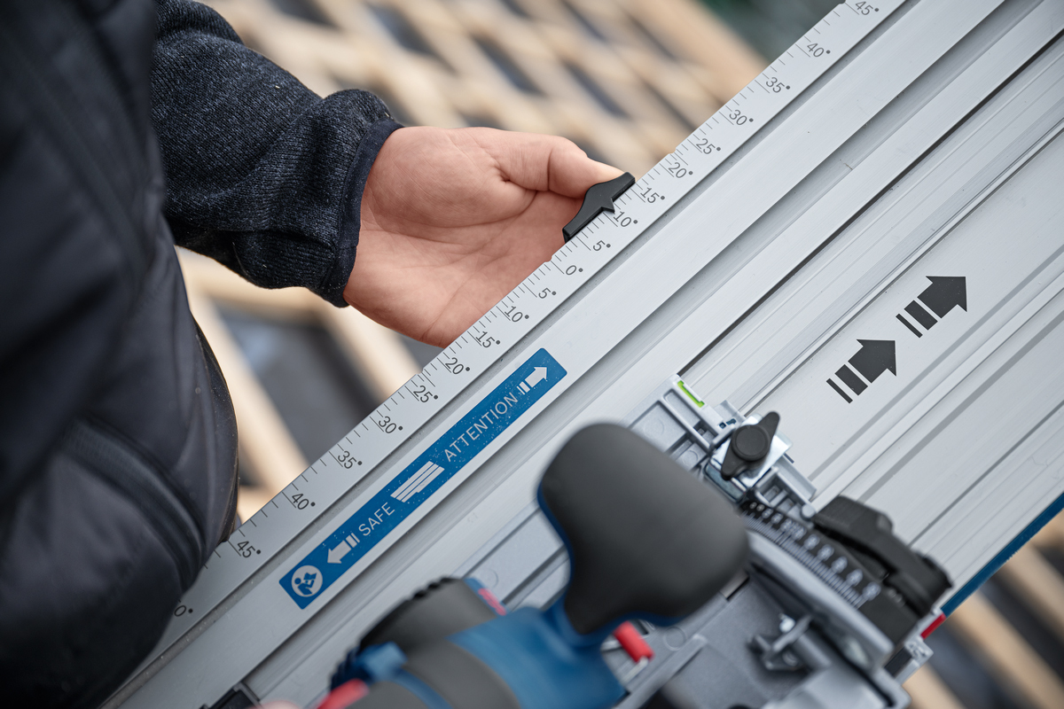BOSCH FSN 740 X Crosscut guide rail for GX circular saw machine ...