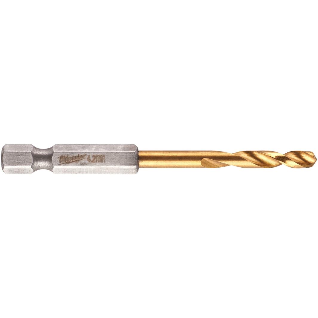 MILWAUKEE 48894709 SHOCKWAVE HSS-TiN metal drill bit 4,2mm | Klium