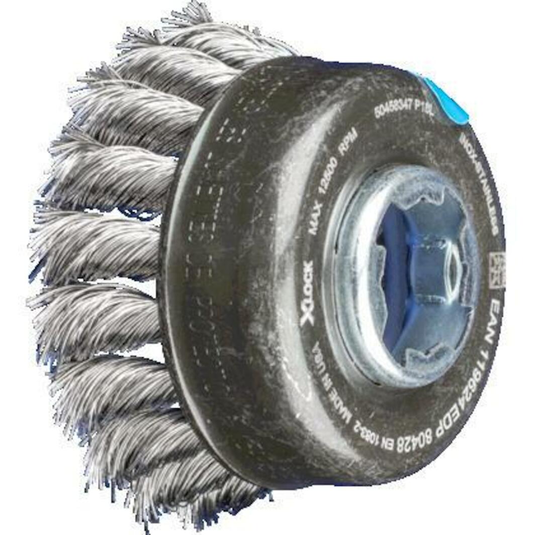 PFERD 43305027 cup brush knotted TBG Ø 65 mm bore 22.2 mm/X-LOCK ...