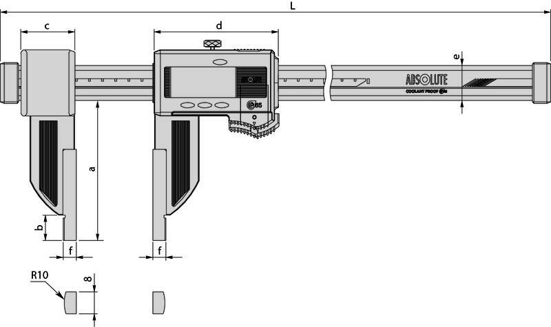MITUTOYO 552-304-10 Digimatic carbon fibre caliper 0-1000 mm | Klium