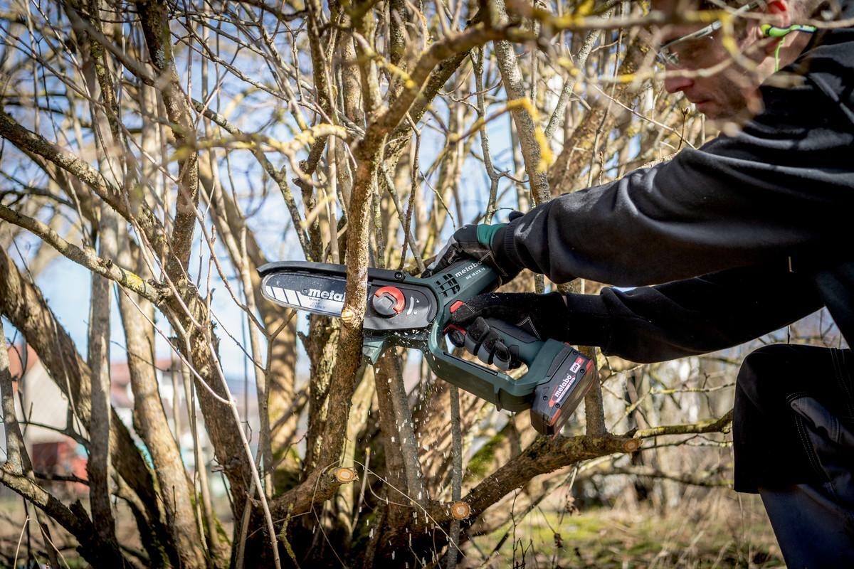 METABO MS 18 LTX 15 cordless pruning chainsaw 15cm in cardboard box without battery and charger 600856850 Klium