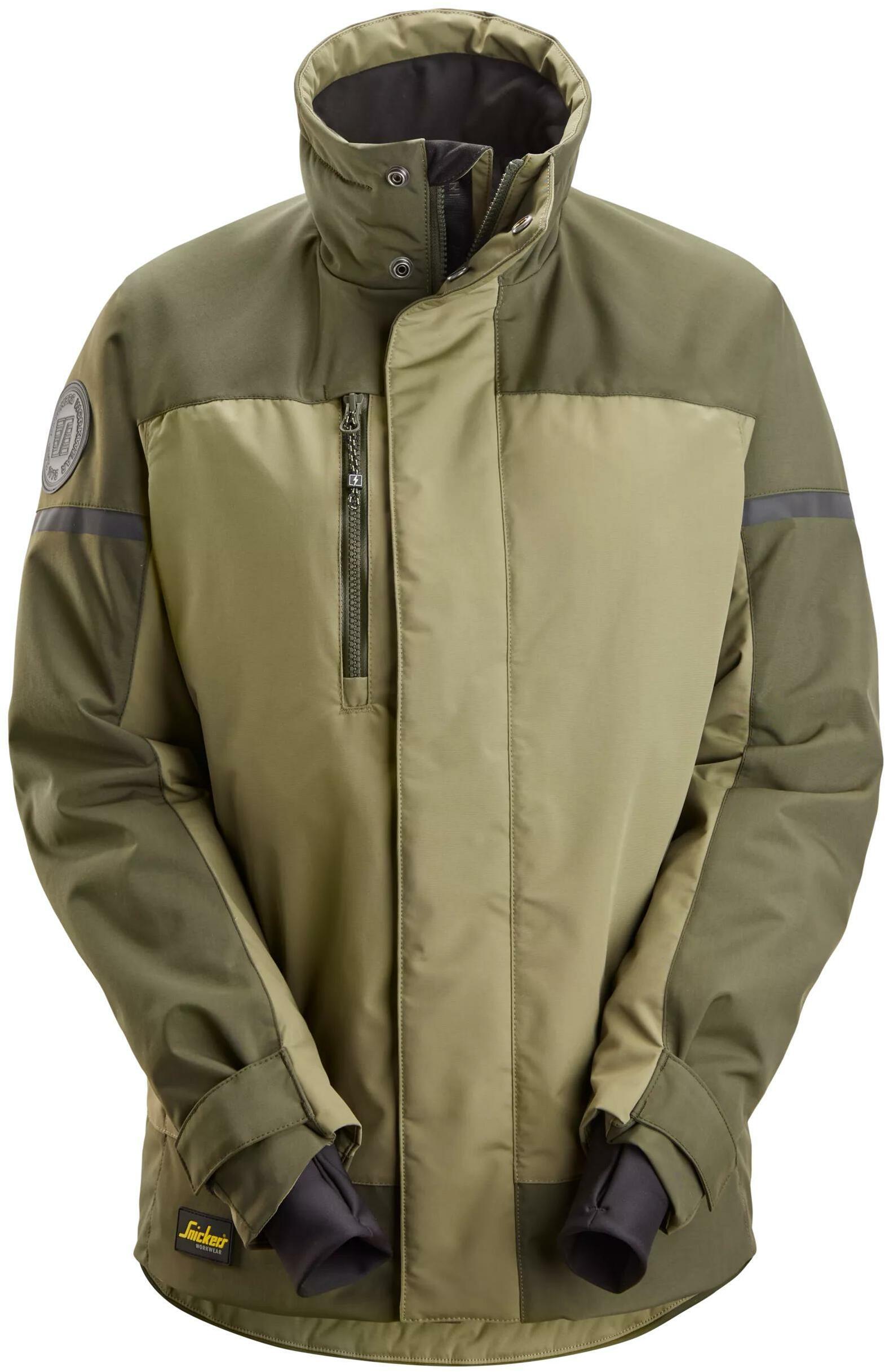 SNICKERS 1117 AllroundWork waterproof insulated jacket for women (khaki ...