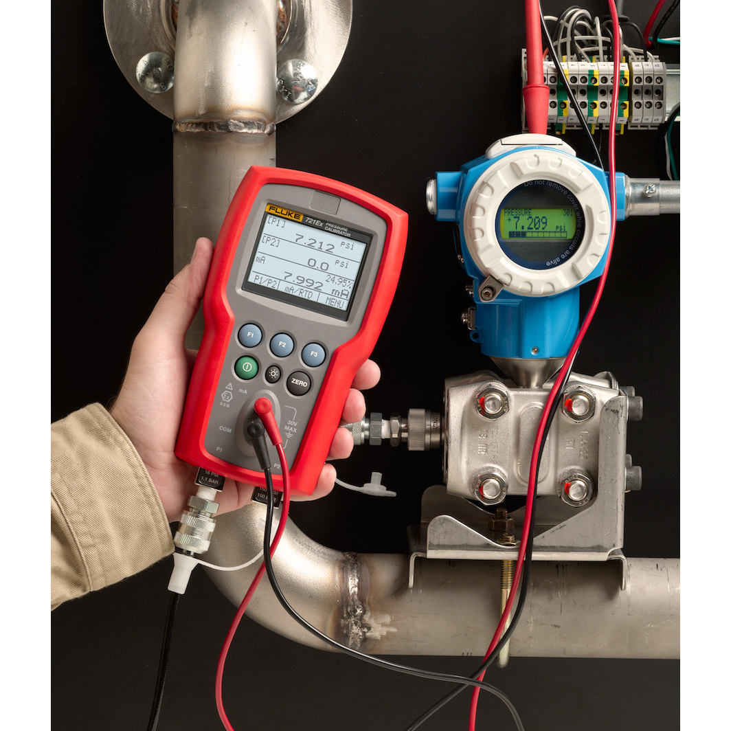 FLUKE 721EX-1615 pressure calibrator with two sensors, 16, 1500 PSIG ...