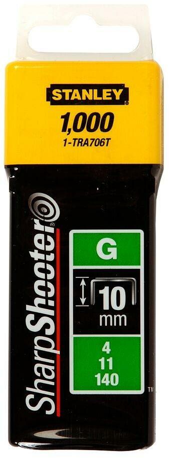 STANLEY 1-TRA706T staples 10mm type G (1000 pcs) | Klium