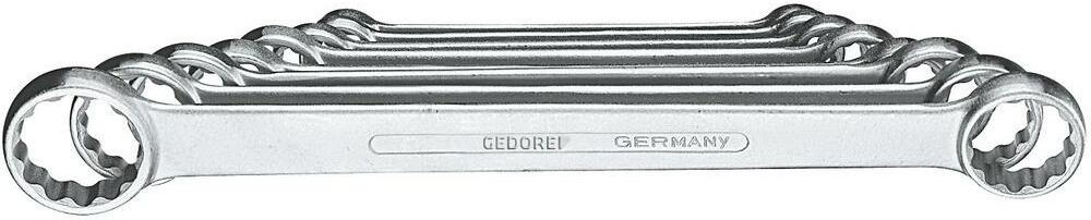 GEDORE 4-8 ring spanner set flat 6-22 mm 8-piece - 6061700 | Klium