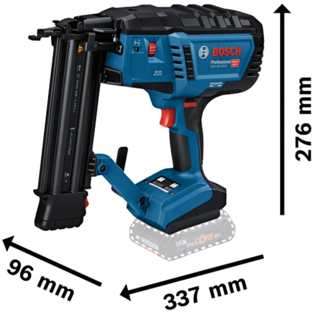 BOSCH GNH 18V-50 M cordless wood cutter 18Ga (without battery and ...