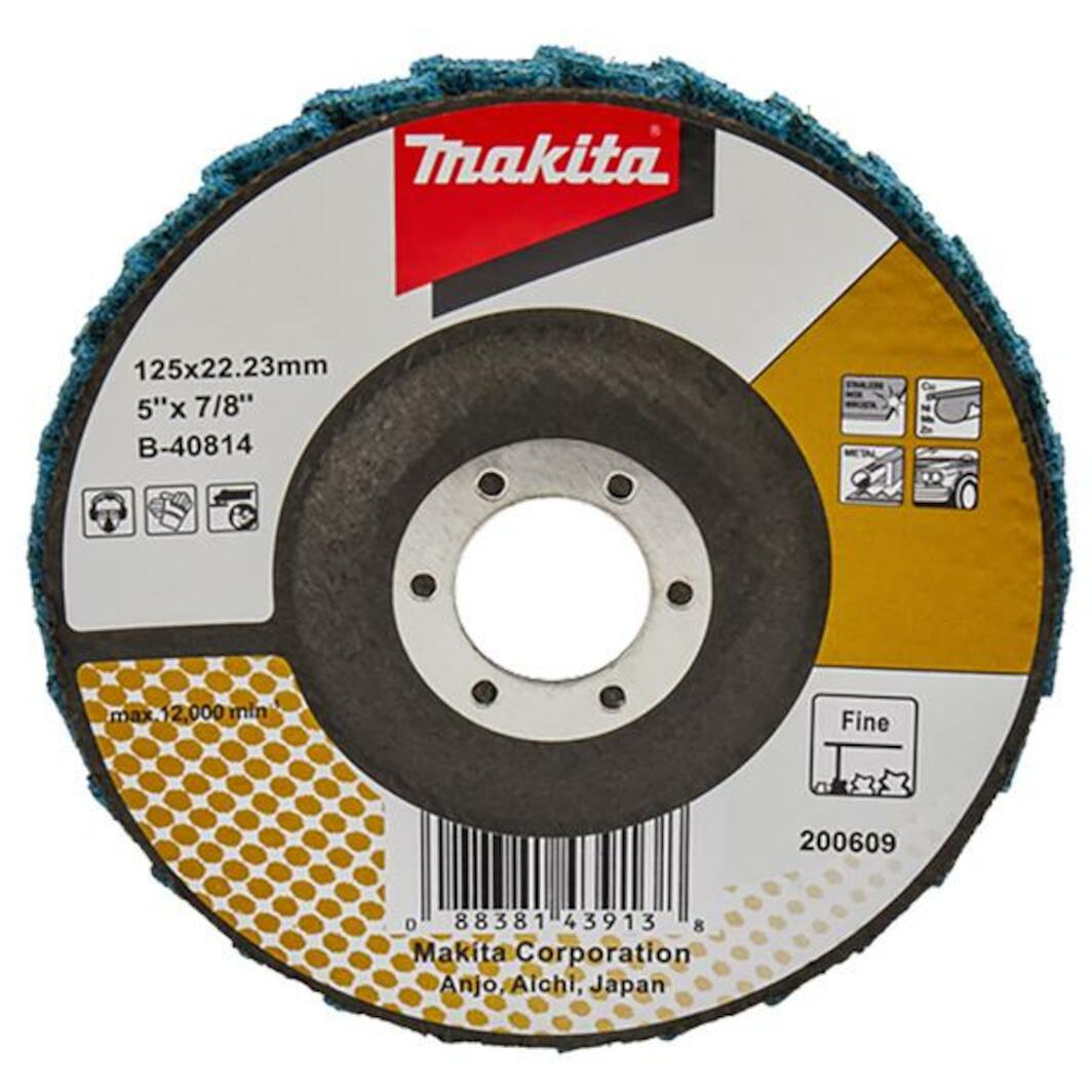 MAKITA B-40814 Flap disc for surface finishing 125 mm fine | Klium