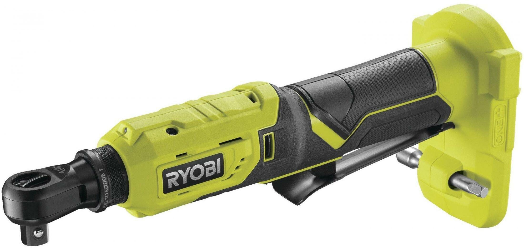 RYOBI R18RW2-0 18V ONE+ 1/4" cordless ratchet spanner (without battery ...
