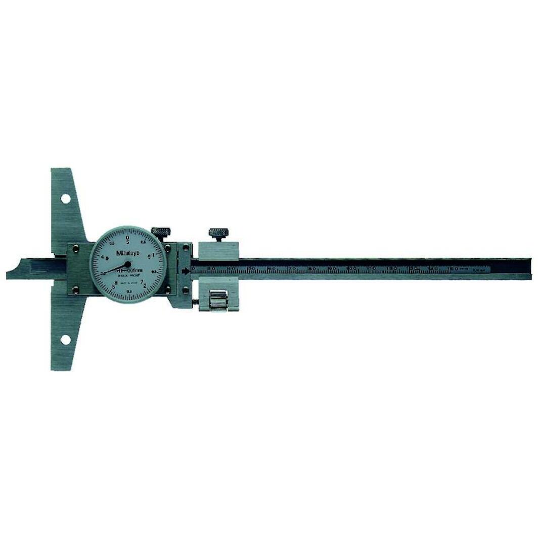 MITUTOYO 527-302-50 depth slide gauge with dial 0-200 mm, 0.05 mm | Klium