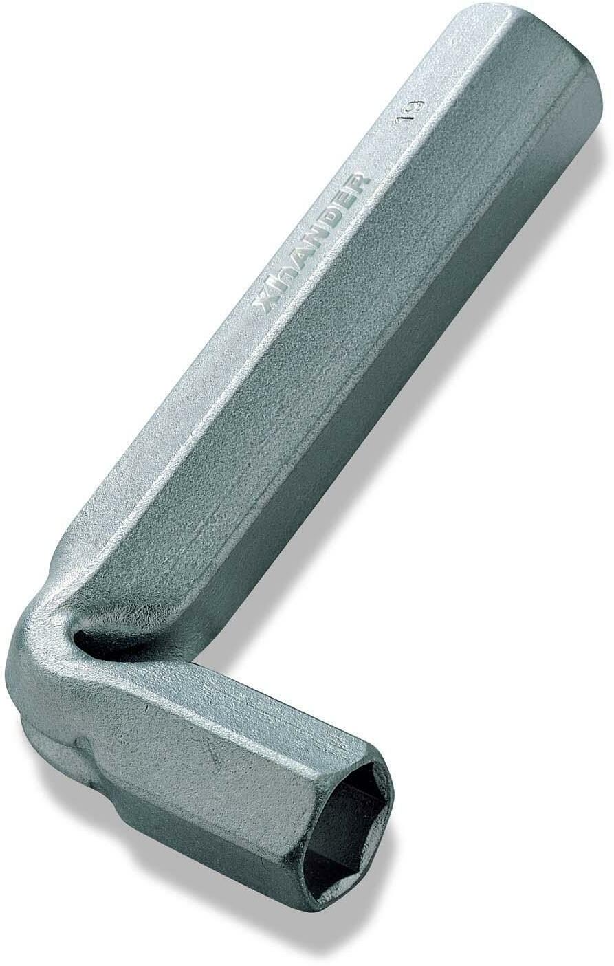 XHANDER 69143334 bent pipe spanner hexagonal 12 x 108 mm | Klium