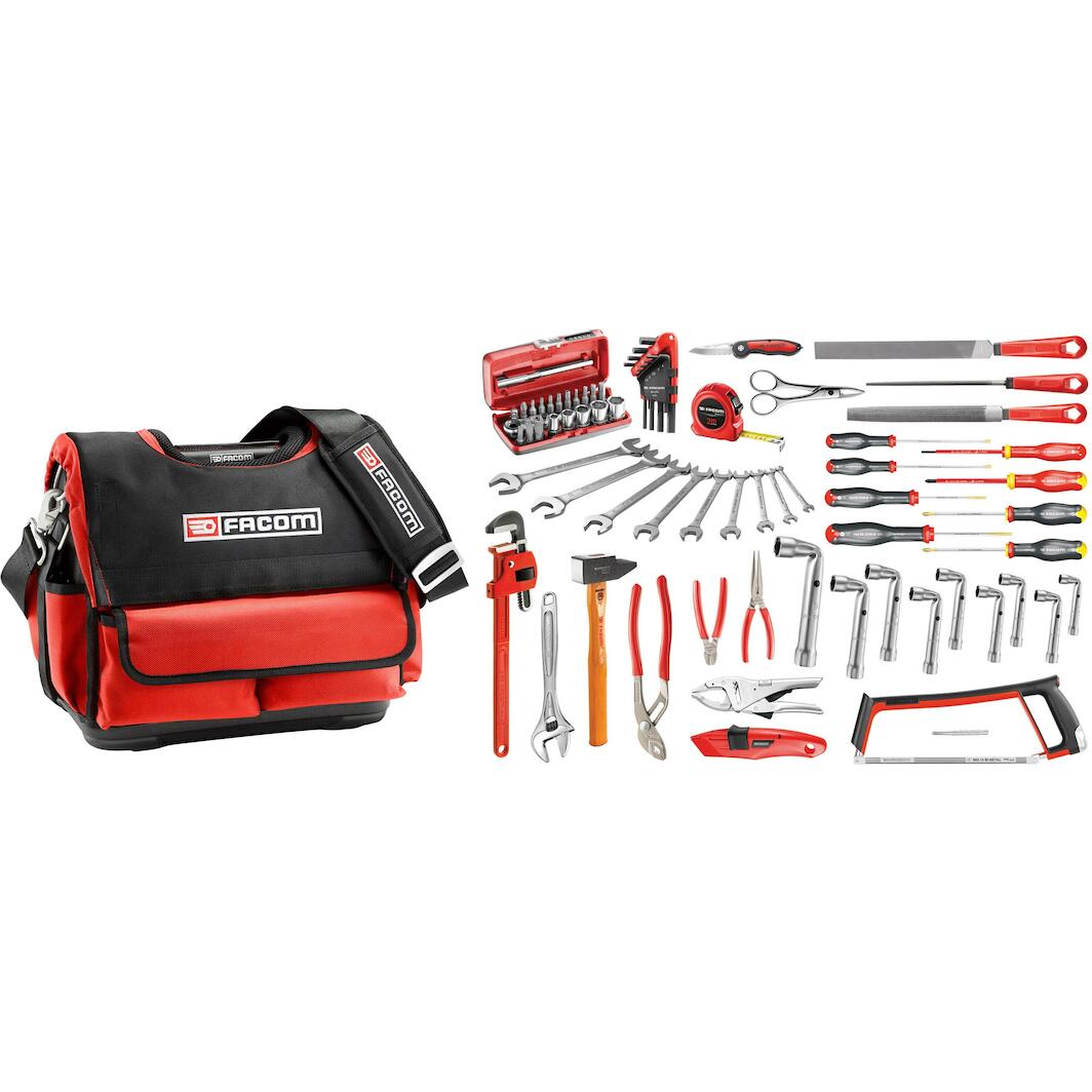 FACOM BST14.SG3A tool set for general services in fabric tool case 79 ...