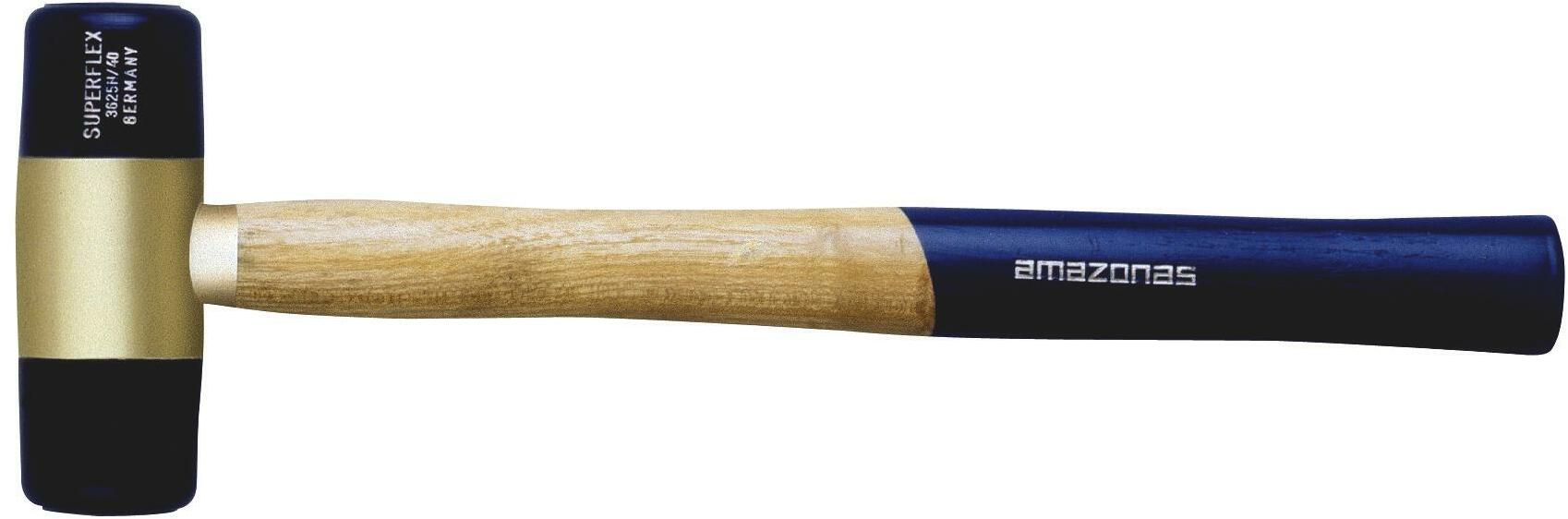 BAHCO 3625N-22 Superflex plastic hammer with wooden handle, 22 mm, 120 ...