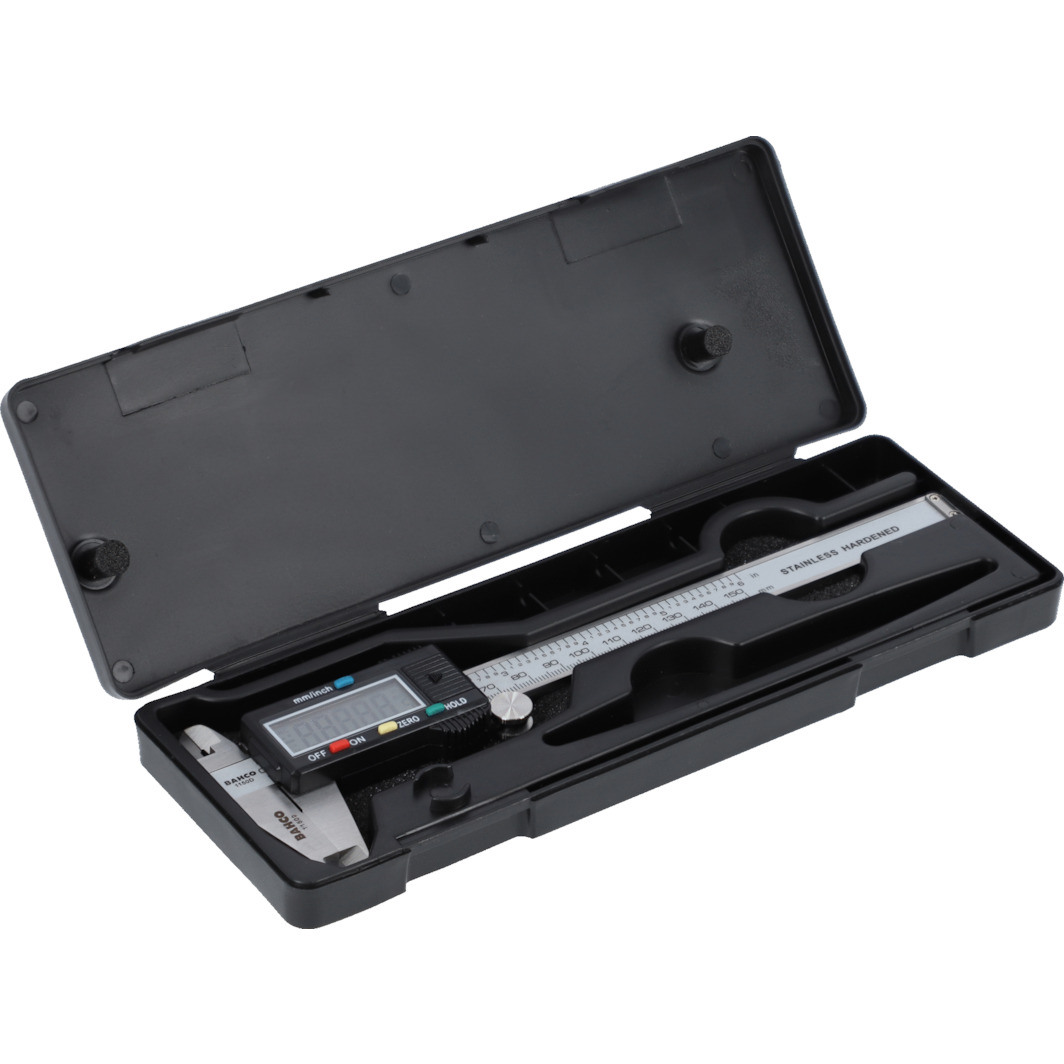BAHCO 1150D caliper stainless steel digital with LCD display for metric ...