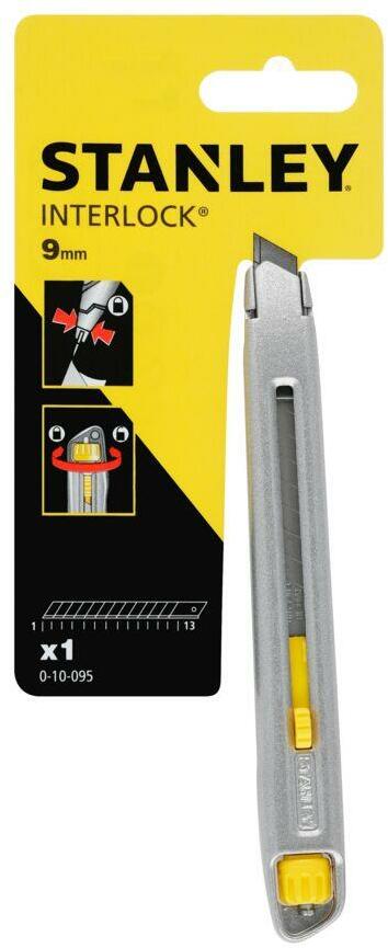 STANLEY 0-10-095 Interlock snap-off blade 9mm | Klium