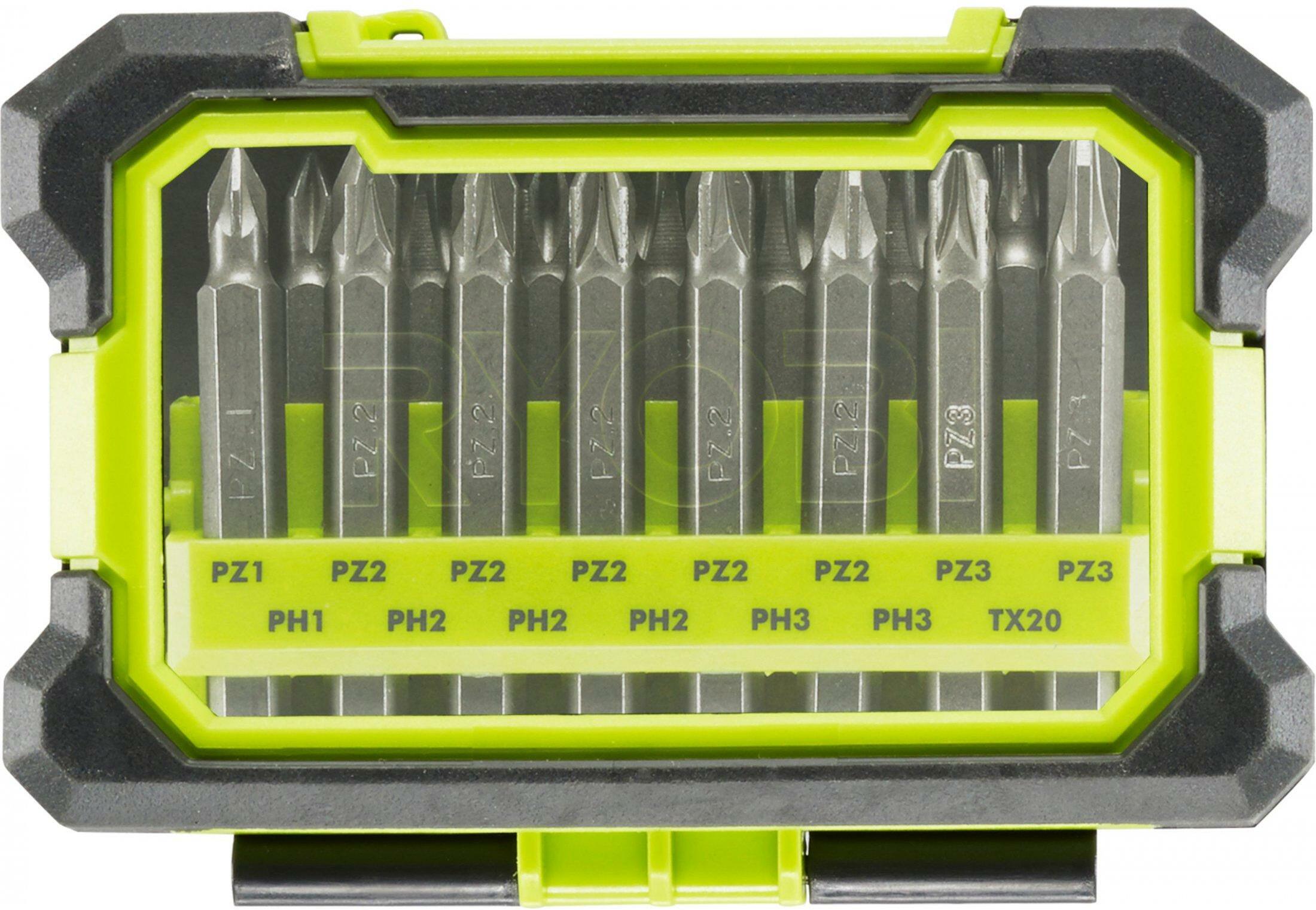 RYOBI RAK15MSD screwdriver bit set 15-piece - 5132003306 | Klium