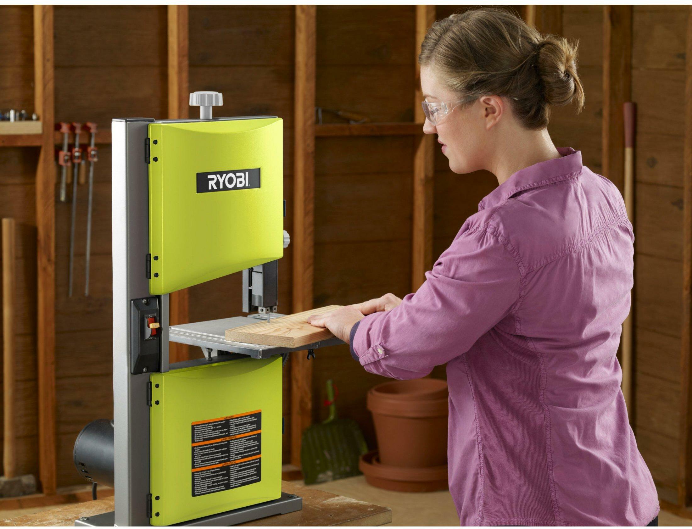 RYOBI RBS904 Band saw 350 W with work lamp 5133002854 Klium