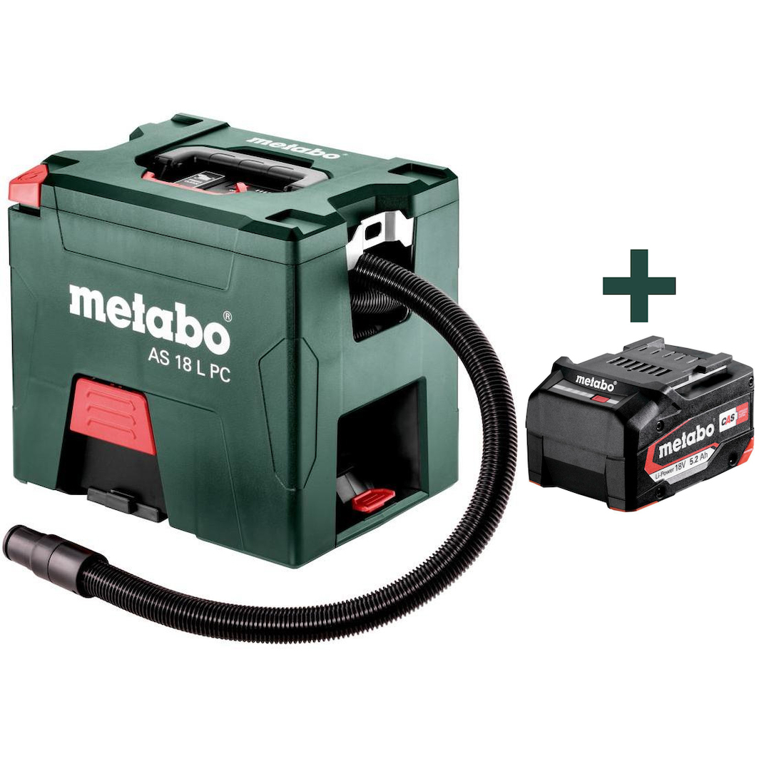 METABO AS 18 L PC cordless all-purpose cleaner (without battery and ...