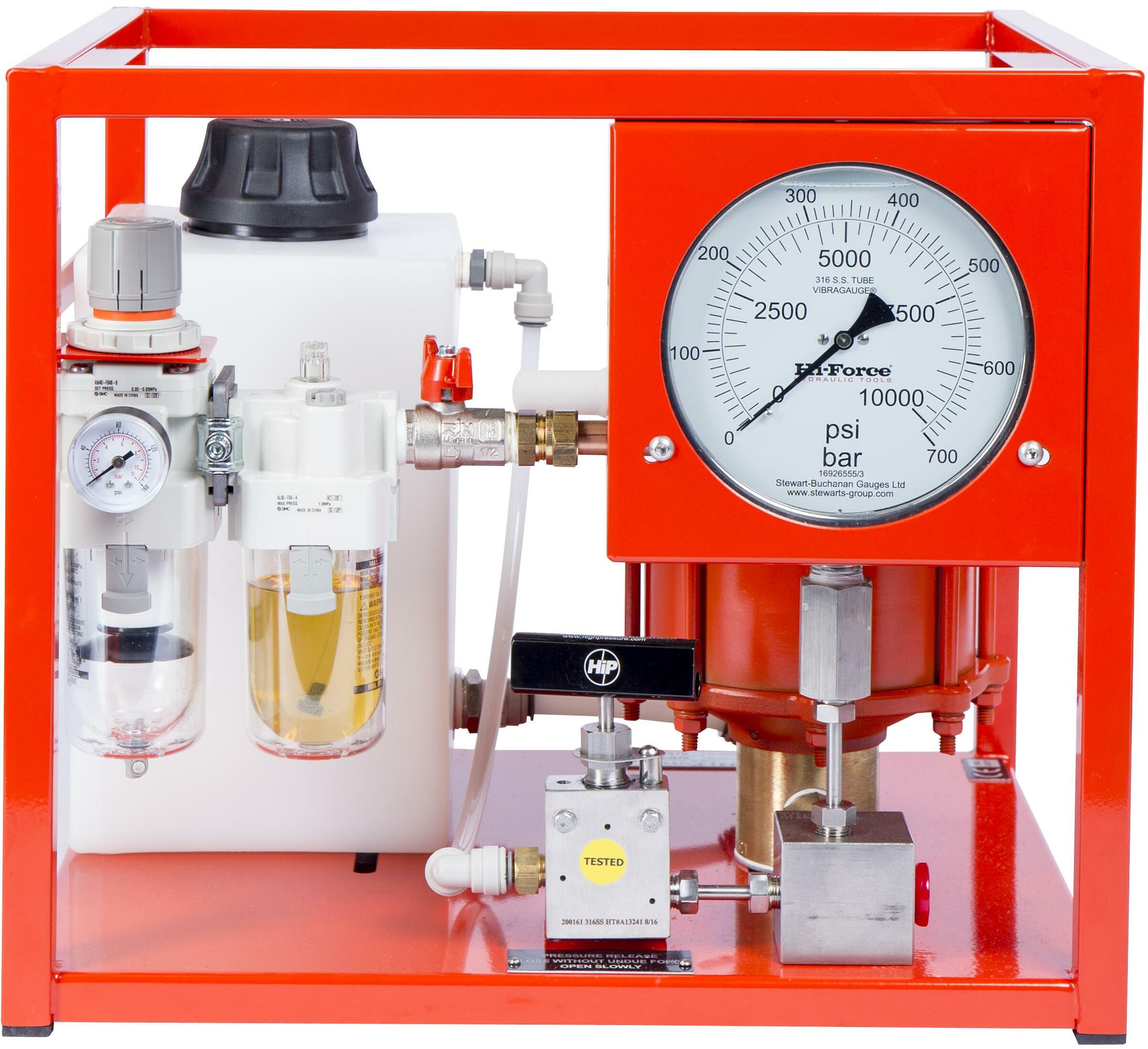 HI-FORCE AHP58 pneumatic hydrostatic pump standard output 3.56 l/min ...
