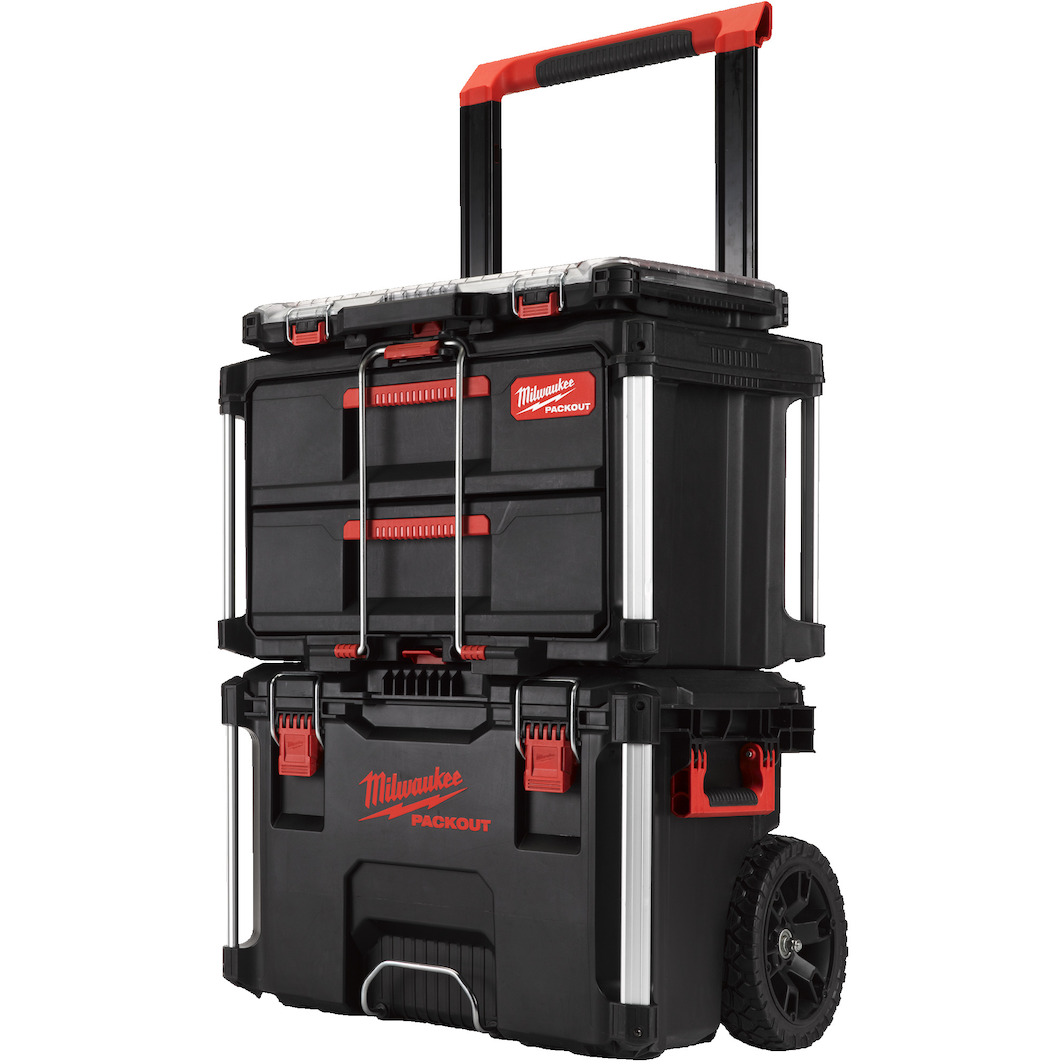 MILWAUKEE 4932479957 PACKOUT starter set (trolley box, tool box, smart ...