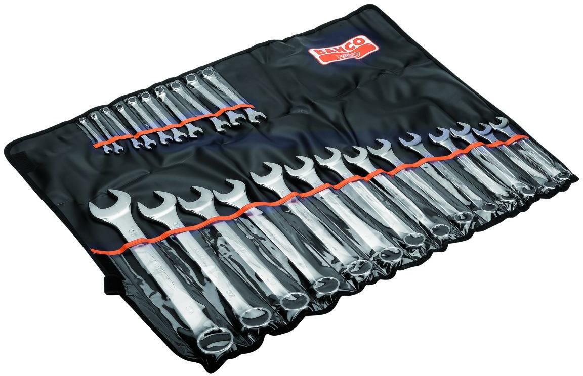 BAHCO 111M/24T ring spanner set 15° bent, metric in case 24 pieces | Klium