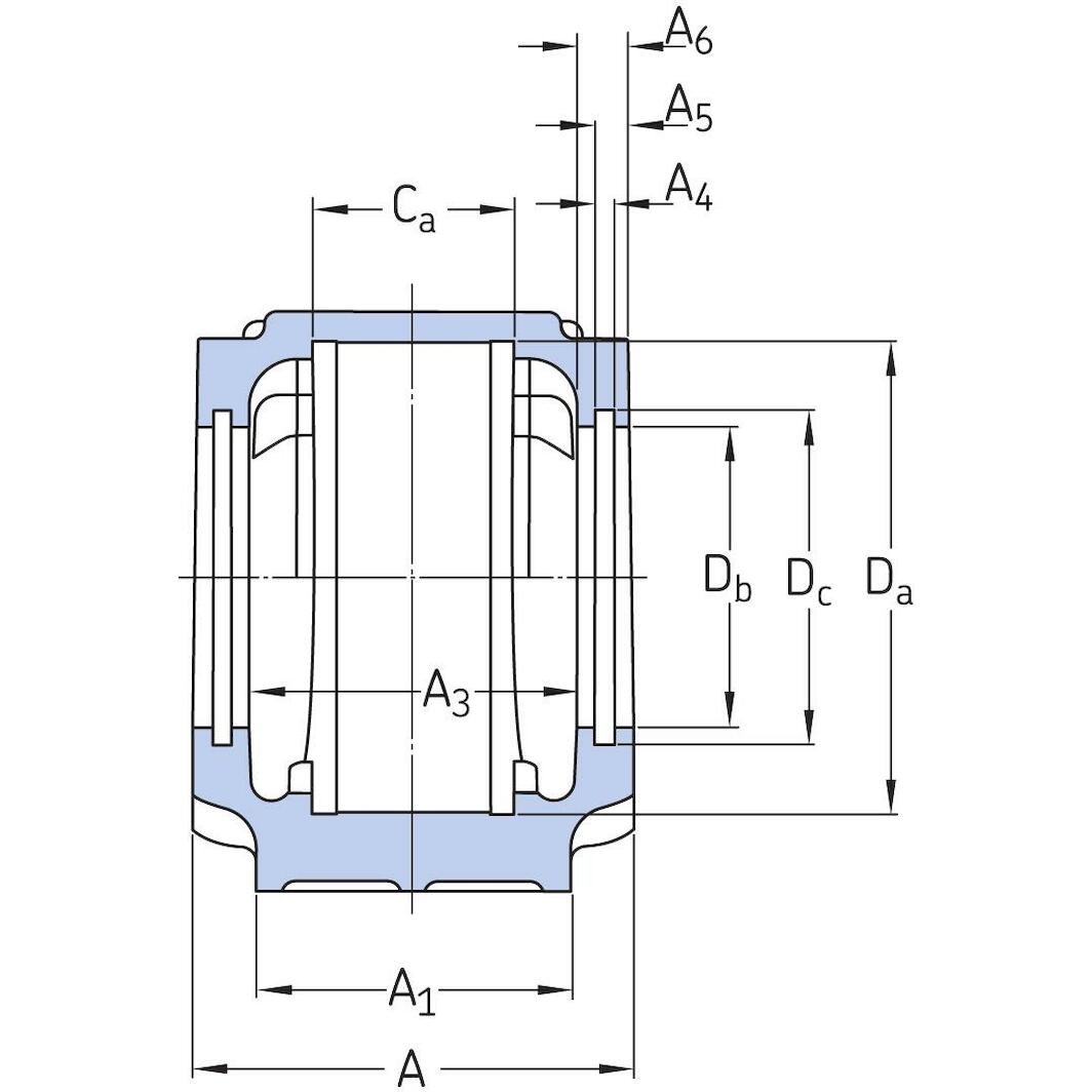 SKF FSNLD 526 standing bearing housing spherical graphite cast iron two ...