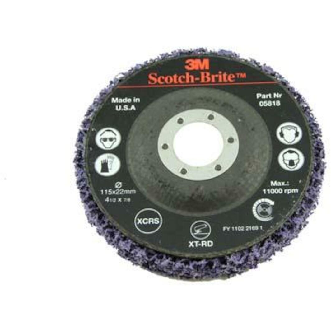 3M - SCOTCH-BRITE 51889 Clean and Strip disc XT-RD Pro, 115 mm x 22 mm ...