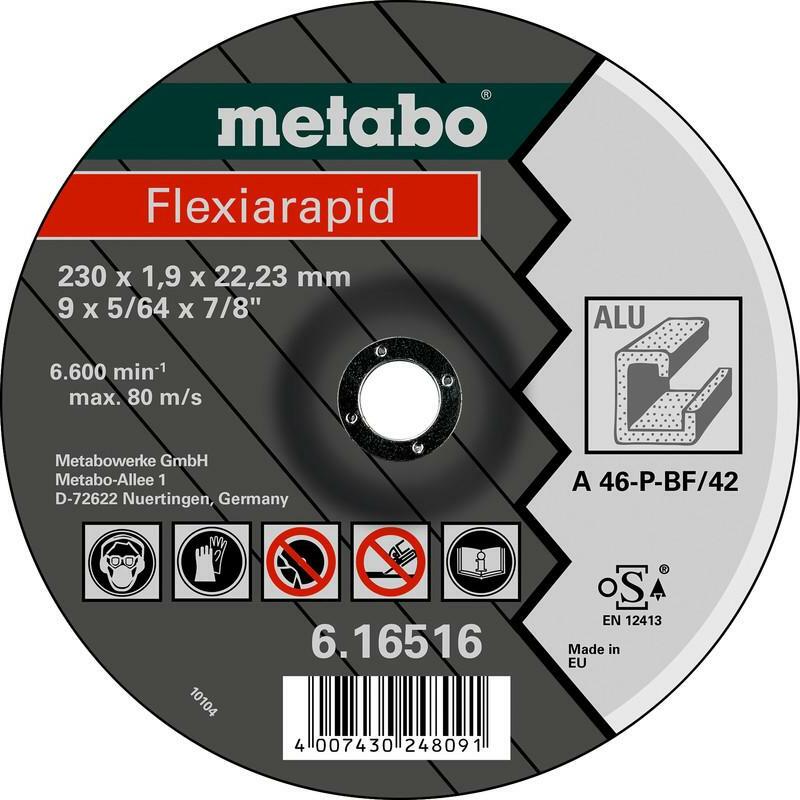 METABO 616513000 cut-off wheel flexiarapid 125 x 1.0 x 22.23 mm ...