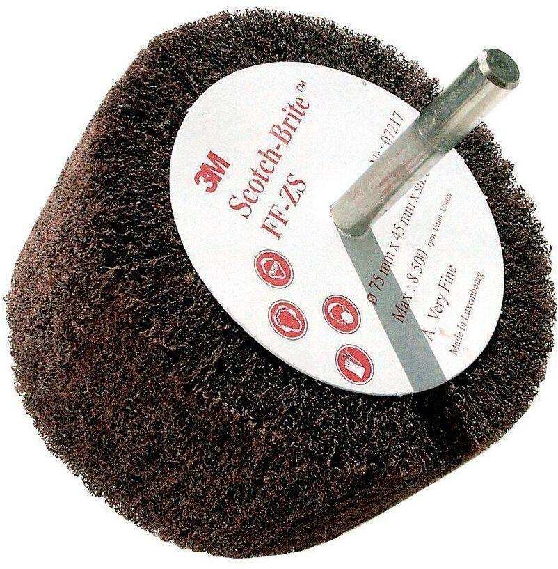 3M - SCOTCH-BRITE 7216 Clean & Finish blade brush on pin FF-ZS grey ...