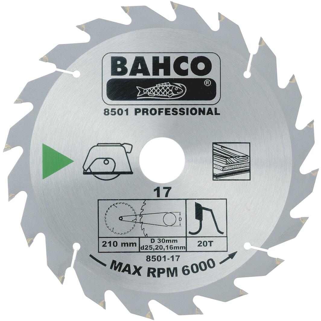 BAHCO 8501-30 circular saw blade with carbide teeth, for table saws ...