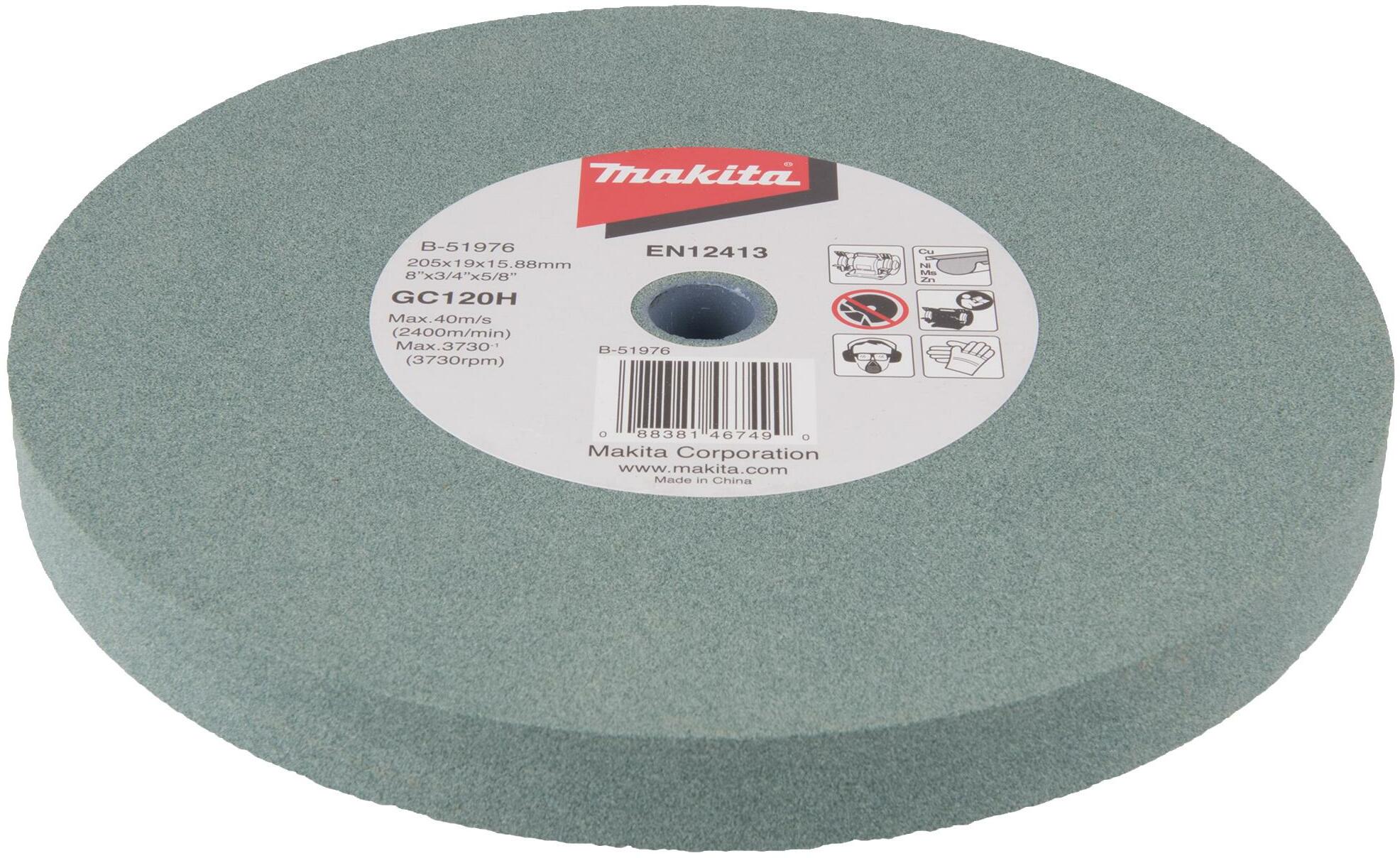 MAKITA B-51976 grinding stone 205x19,0x15,88mm GC120H | Klium
