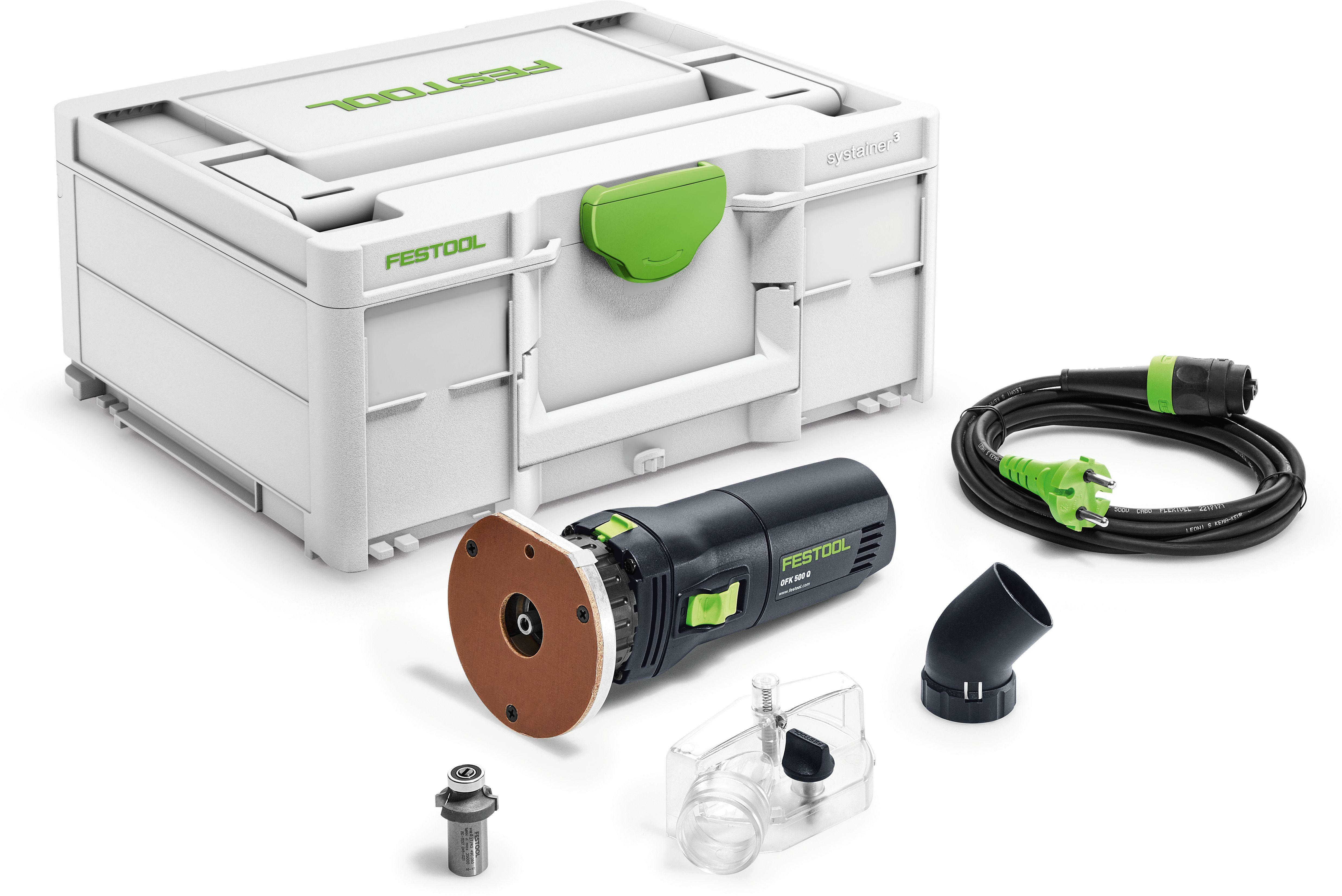 FESTOOL OFK 500 Q-PLUS R2 edge router 450W in SYSTAINER SYS3 M 187 ...