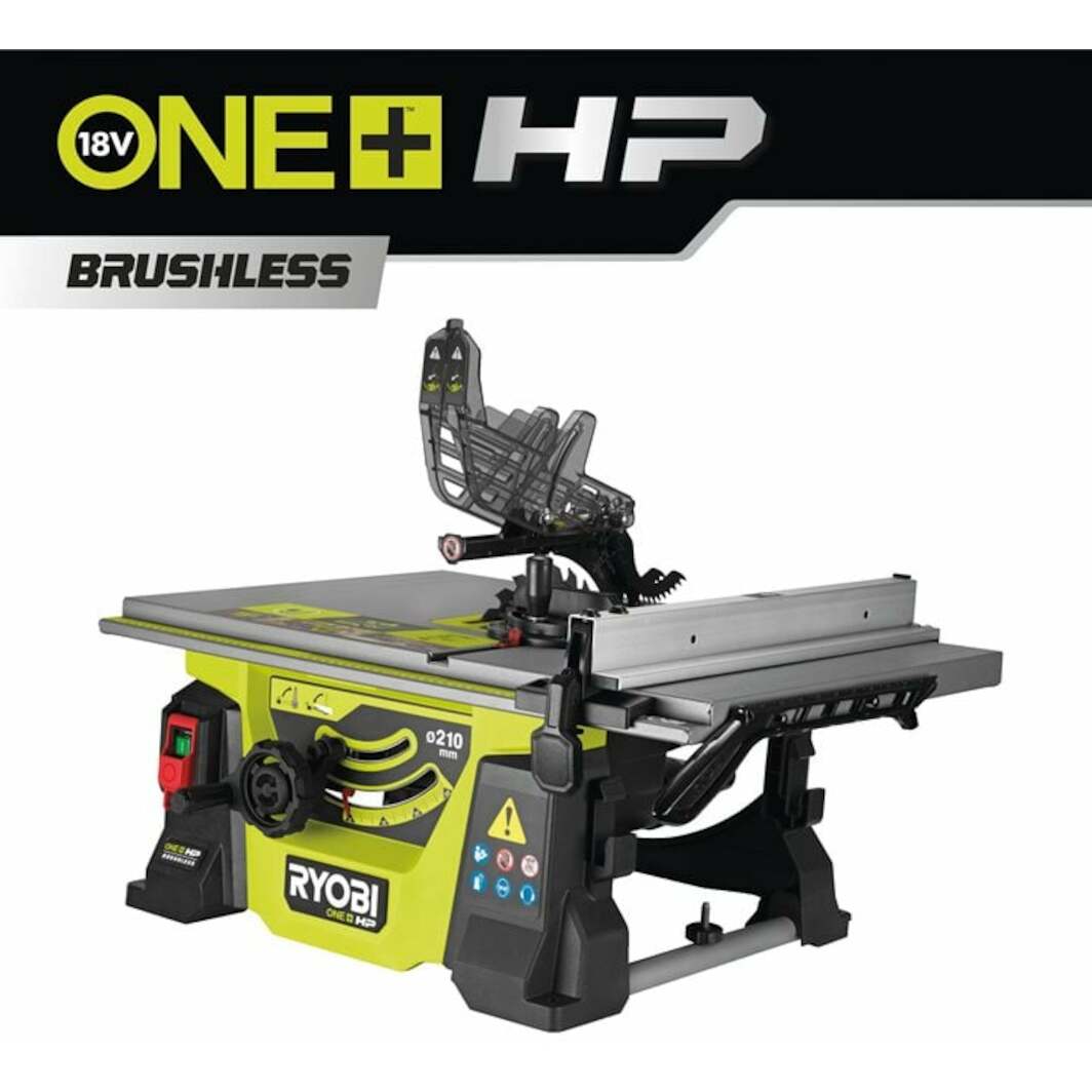RYOBI RTBS18X-0 18V ONE+ cordless table saw 210 mm (without battery and ...