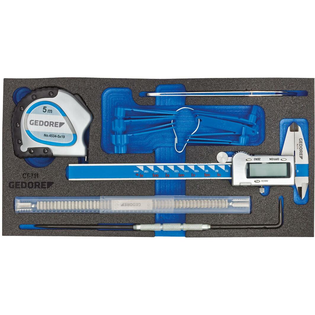 GEDORE 1500 CT1-711 measuring tool kit in CT module - 2309084 | Klium