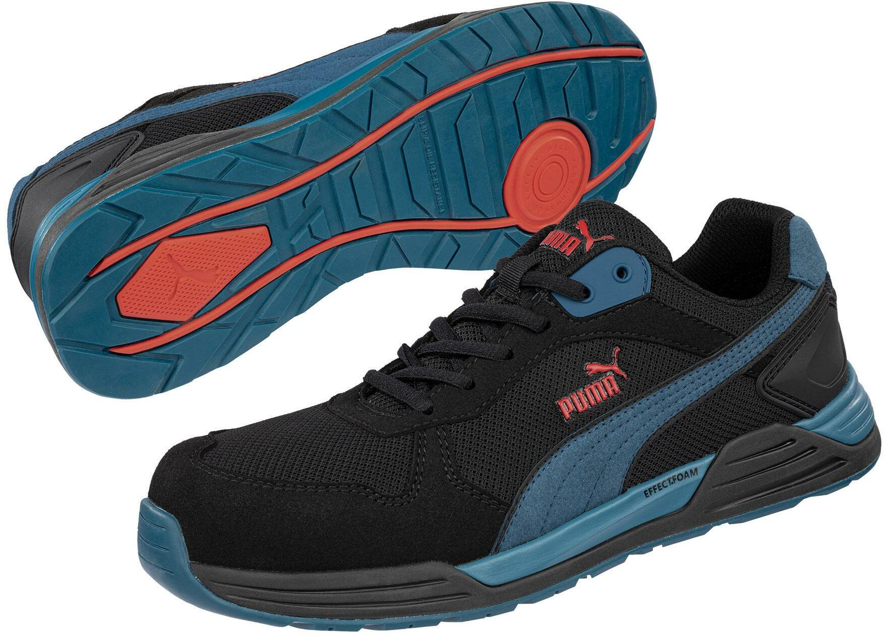 PUMA Frontside S1P safety shoe low (black/blue) - 644660 | Klium
