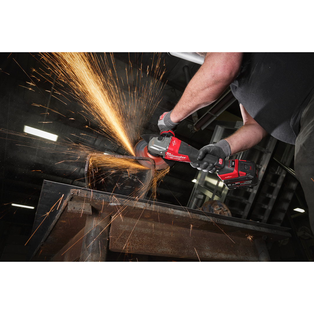 MILWAUKEE M18 FHSAGO180VXPDB2-0X FUEL angle battery grinder 180mm with ...