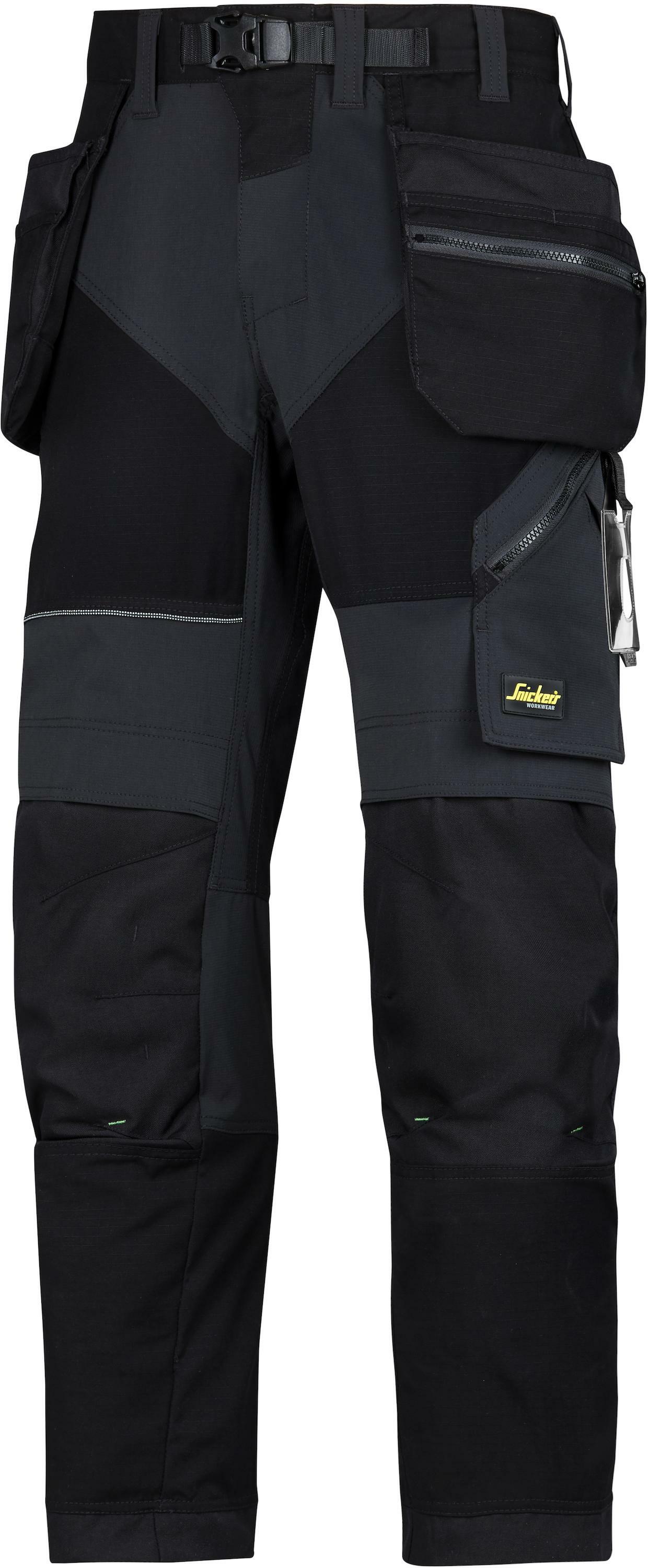 SNICKERS 6902 Flexiwork work trousers with holster pockets (black ...