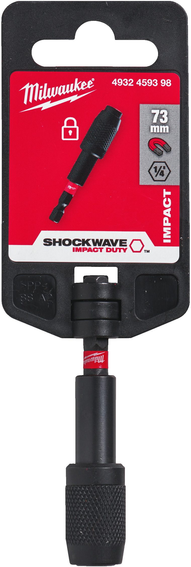 MILWAUKEE 4932459398 bit holder with lock 73 mm | Klium