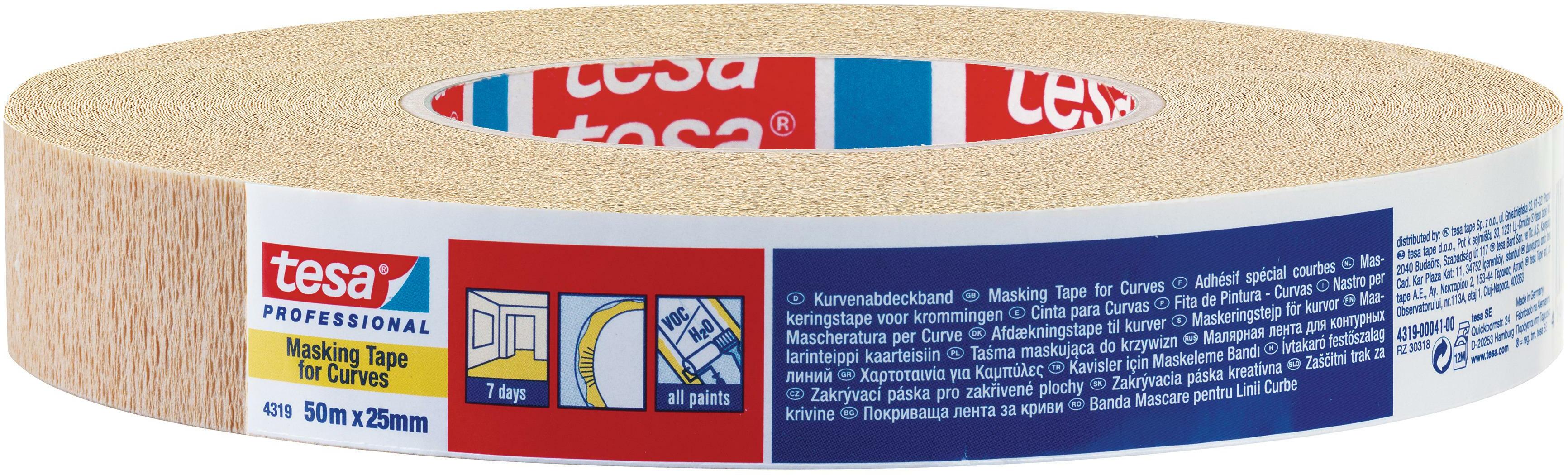 TESA 4319 ruban de masquage en papier crêpe très résistant pour la ...