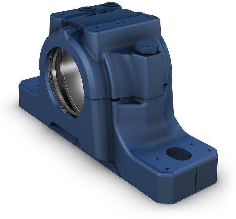 SKF SNL 515-612 standing bearing housing cast iron two-piece 130 mm | Klium