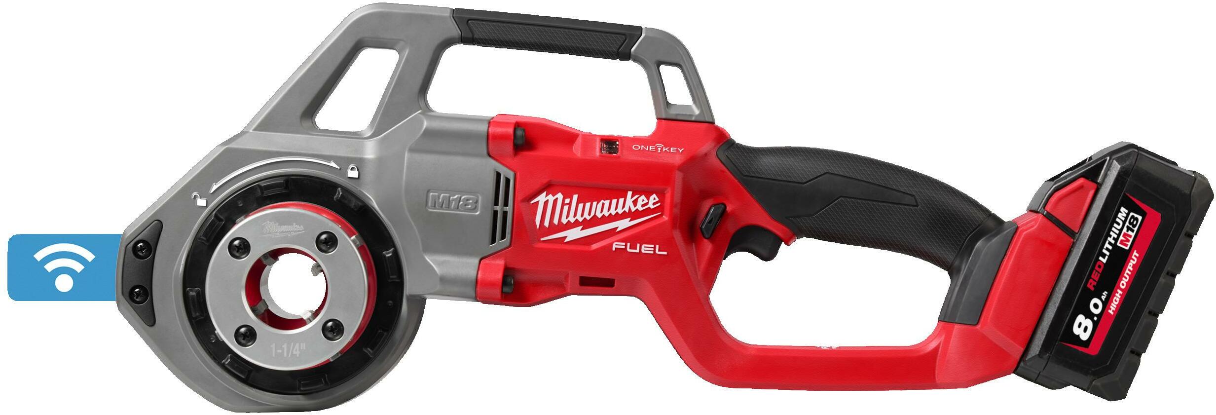 MILWAUKEE M18 FPT114-802CA FUEL cordless wire cutter 1 1/4" with ONE ...
