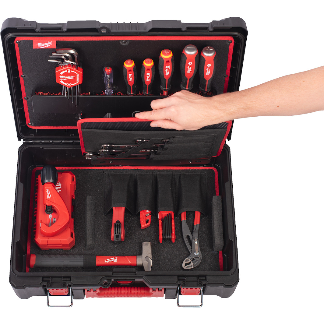 MILWAUKEE 4932499467 PACKOUT case for the plumber 74-piece | Klium